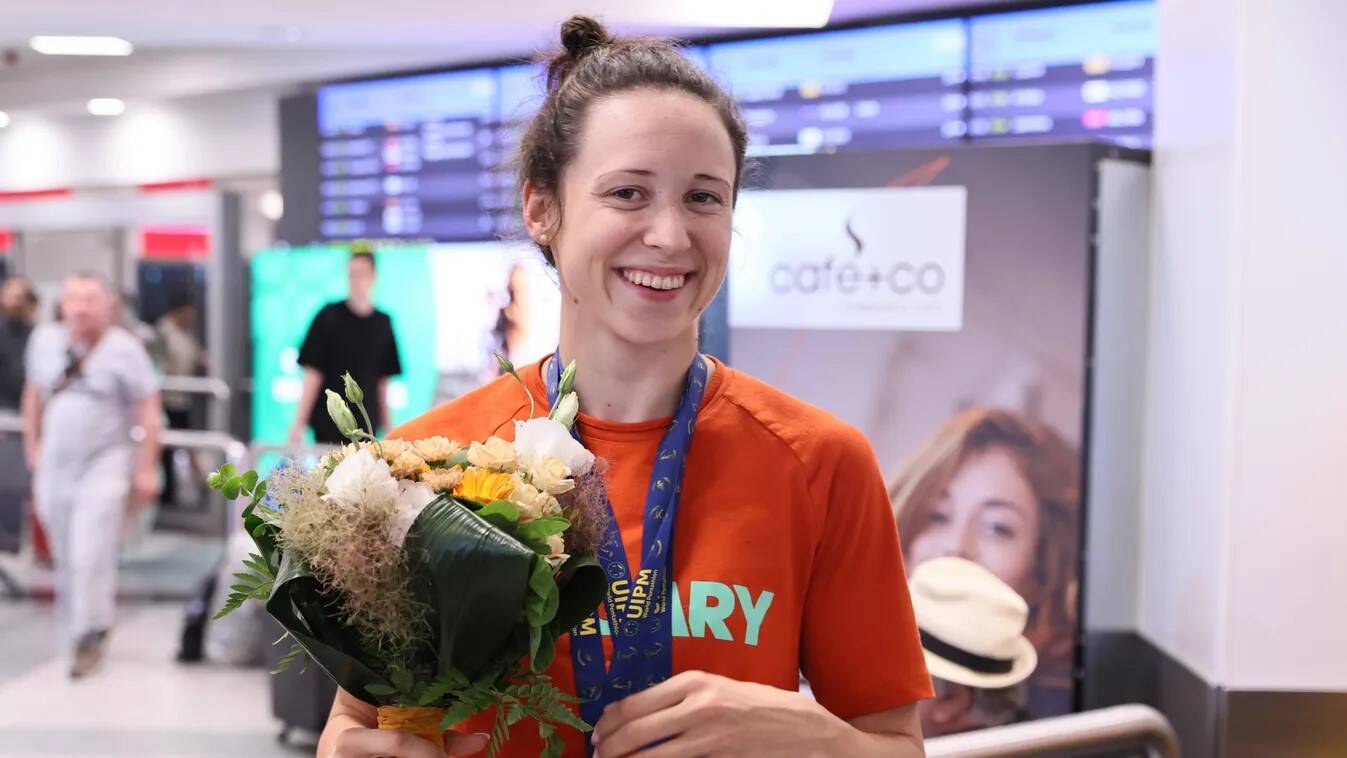 Hungarian University of Sports Science - TF student Blanka Guzi took ...