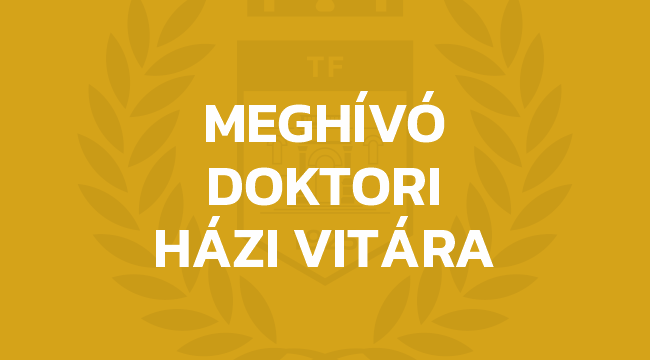 Magyar Testnevelési és Sporttudományi Egyetem - Doktori Iskola